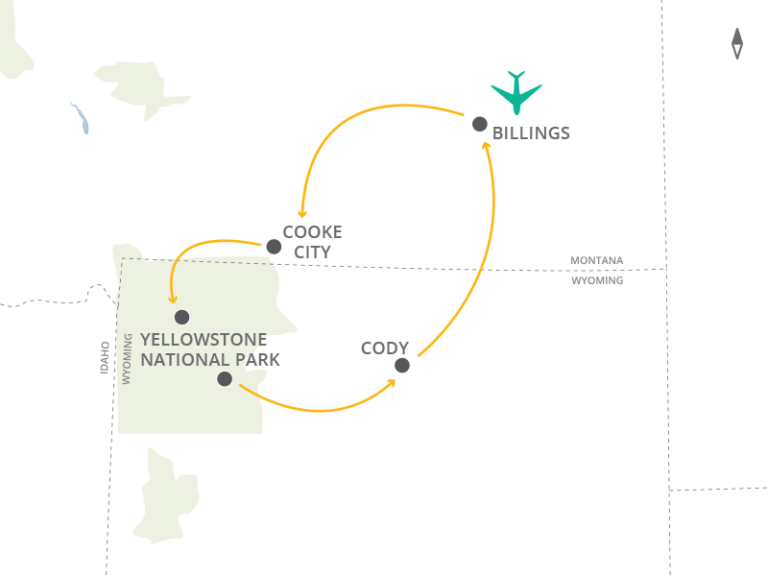 map_yellowstone - Tracks & Trails